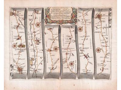 A Complete set of the roads from London to Holyhead. (View the four ...